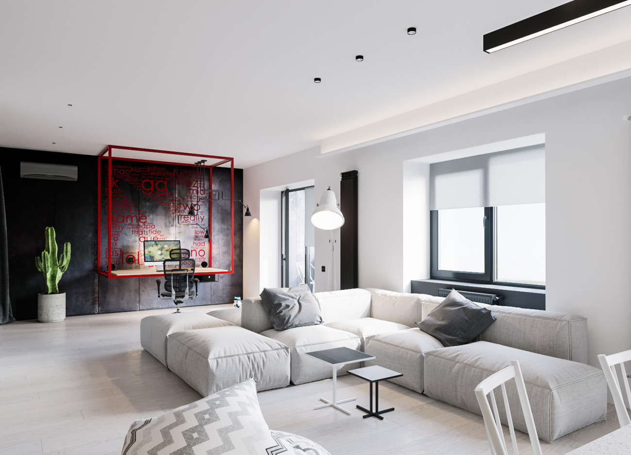 Inta Design (Украина). Квартира киберспортсмена | Д.Журнал